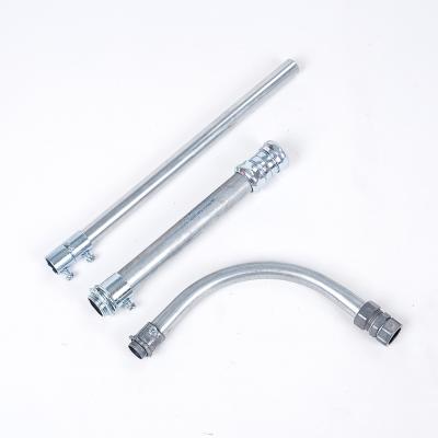 China Thin Type EMT Electrical Conduit GI Pipe 10ft/3.05m Length 1/2
