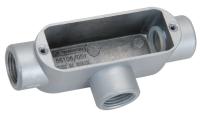 China Grey Threaded Rigid Conduit Body Type T 1/2