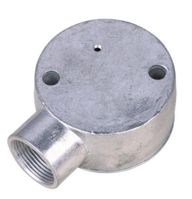 China 20mm 25mm BS Aluminum Electrical Conduit Junction Box with ISO9001 SGS Certification for sale