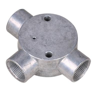 China BS Threaded Three Way Junction Box 20mm 25mm 3/4