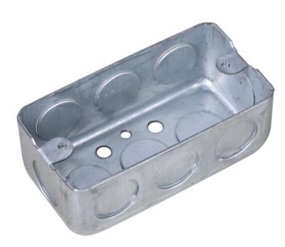 China 4x4 Galvanized Steel Conduit Box with 1/2