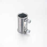China 1/2 inch EMT Coupling Set Screw Type Electrical Conduit Fittings - Zinc Die Cast Watertight Design for 600V Applications for sale