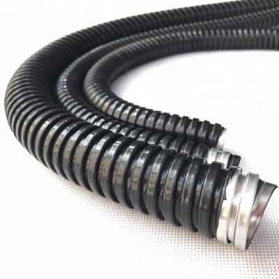China Waterproof Indoor Flexible Electrical Conduit PVC Coated Fire Resistance for sale