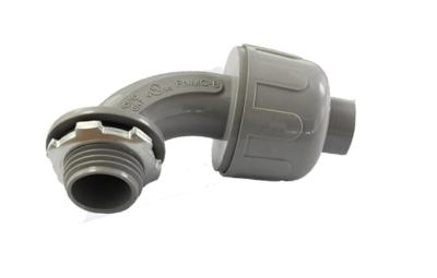 China Nylon Angle Type Liquid Tight Conduit Connectors 3/8