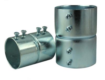 China 3/4 Inch EMT Conduit Fitting - Steel Galvanized Set Screw Connector for 600V+ Applications for sale