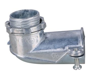 China Industrial Flexible Metal Conduit Coupling BX Squeeze Connector Acid Base Resistant for sale