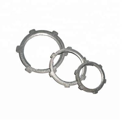 China Zinc Die Cast Rigid Lock Nut for Electrical Conduit Fittings 1/2