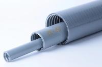 China 2 Inch Liquid Tight Flexible Electrical Conduit Smooth PVC Coated -50.8mm ID 60.3mm OD 250mm Bending Radius for sale