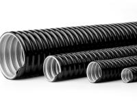 China 4 Inch PVC Coated Flexible Electrical Conduit Pipe with Custom Printing - 101.6mm ID, -10℃ to +80℃ Temperature Range for sale