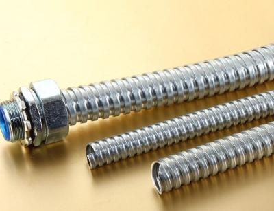 China 3/4 Inch Galvanized Steel Flexible Conduit Pipe with PVC Coating -10℃ to +80℃ Temperature Range SGS Certified for sale