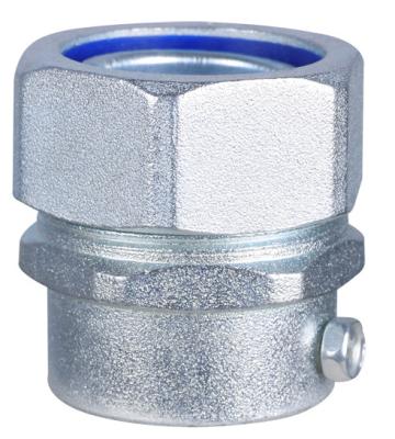 China Waterproof Pipe Connector Straight Type , Flexible Conduit Connector DKJ Connector for sale