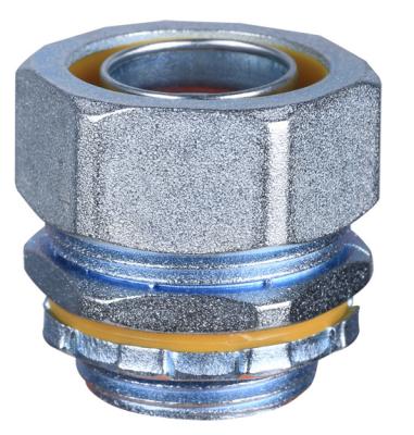 China Waterproof Box Connector Flat Type , Flexible Conduit Connector DPJ Flexible Connector Flat Type for sale