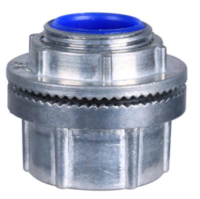 China Zinc Die Cast Rigid Watertight Conduit Hub with 105°C Insulator and O-Ring Seal for IMC Conduit Fittings for sale