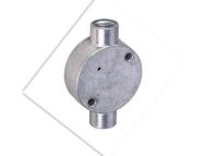 China 2-Way Aluminum Conduit Junction Box for Indoor/Outdoor Use - 20mm to 1