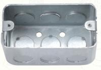 China 4x4 Anticorrosive Square Metal Conduit Box 1-1/2