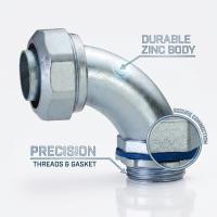 China EMT Conduit Nipple Short Close Threaded Connector Zinc Plated Steel 1/2 to 4 Inch Quick Assembly Fitting for sale