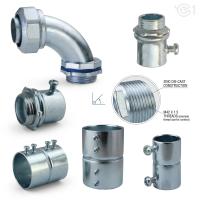 China EMT Conduit Nipple Short Close Threaded Connector Zinc Plated Steel 1/2 to 4 Inch Quick Assembly Fitting for sale