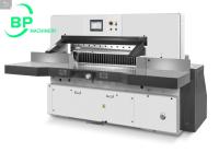 China BP Machinery K Series Paper Guillotine Cutter QZYK115 115cm Cutting Width 4kW Motor for sale