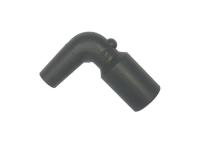 China High Temperature Bended Silicone Spark Plug Boot - 30KV Withstand Voltage, 155°C Operating Range, ISO 6856 Certified for sale