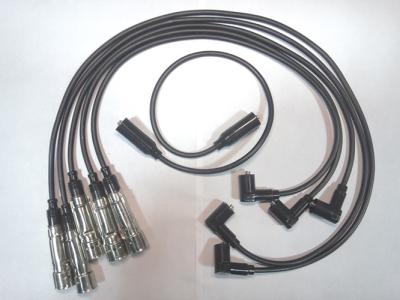 China Spark Plug Wire Set with 5KΩ and 1KΩ Connectors, 7mm Diameter, 30KV Voltage Rating for Auto Engines for sale
