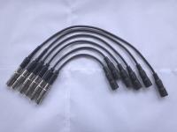 China Auto Engine Spark Plug Wire Sets 7mm Diameter With 30KV Voltage Rating & 50,000km Lifespan for sale