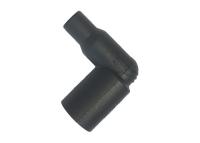 China TY0009C03 Bended Spark Plug Connector 5.5mm Cable Entry 14.3mm Plug Diameter 30KV Automotive Ignition for sale