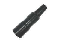 China 1 KΩ Straight Black Silicone Rubber Spark Plug Cable Connector 78.5mm Length 30KV Breakdown Voltage for sale