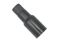 China PBT Black Straight Boiler Connector with 30KV Voltage Rating and -20°C to 155°C Temperature Range for High Voltage Ignition Systems for sale