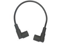 China Vehicle Ignition Cable Set with Two 1 KΩ Spark Plug Connectors - 7mm Diameter, 30KV Voltage Resistance for sale