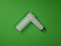 China 90 Degree Bended White PBT Resistor 1KΩ ±20% With 30KV Voltage Rating for Automotive Ignition Systems for sale
