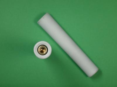 China 1 KΩ Straight White Ceramic Resistor for Automotive Ignition - 30KV Withstand Voltage, 350MPa Bending Strength for sale