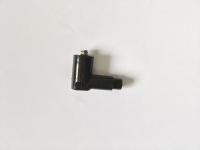 China 90 Degree Silicone Spark Plug Wire Connector 1KΩ Resistance with 5.5mm Cable Entry and 14.5mm Plug Diameter for sale