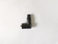 China 30KV 1KΩ 90-Degree Spark Plug Wire Connector with PBT Resistor - 6.2mm & 14mm Entry Diameters for sale