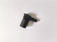 China 90 Degree Bended Spark Plug Wire Connectors 55A Hardness 30KV Dielectric for sale