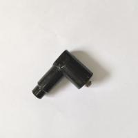 China 90° Bended Spark Plug Cable Connector 1KΩ Resistance 5.5mm Cable Entry for Automotive Ignition Systems for sale