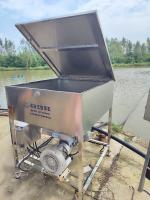China Fish Pond Air Feed 360 Degrees Feeder Automatic Bait Casting Machine for sale
