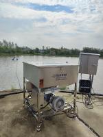 China 360 Degree Wind Power Automatic Feeding Machine Fish Shrimp Pond Aquaculture System for sale