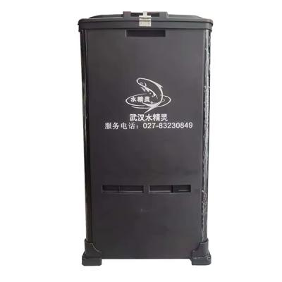 China 120kg Three-pack Full-automatic PP Plastic Aquaculture Feeding Machine Fish Farming Auto Feeder for sale