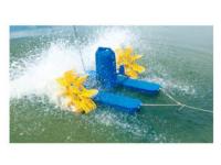 China 2 Impellers Paddle Wheel Aerator Fish Shrimp Pond Water Surface Floating 0.75kw for sale