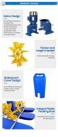 China High Efficiency 3HP 6 Impellers 2.2kw Aquaculture Machine Aerator Fish ponds Aerators for Aquaculture for sale