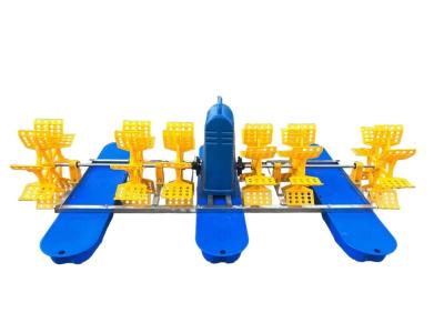China 304 Stainless Steel Six Impeller Paddle Wheel Aerator 3HP with Motor Engine for sale