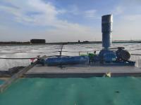 China 10HP 7.5kW Microporous Paddle Wheel Aerator for Pond Aquaculture Aeration for sale