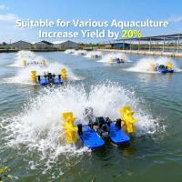 China Ultralight Waterwheel Type Paddle Wheel Aerator 170RMP 190RMP for sale