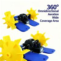China 25KG Pond Paddle Wheel Aerator Variable Frequency 170RMP/190RMP for sale