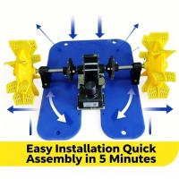 China 25KG Pond Paddle Wheel Aerator Variable Frequency 170RMP/190RMP for sale