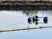 China Variable Frequency Paddle Wheel Aerator for Intensive Fish Farm Aeration for sale