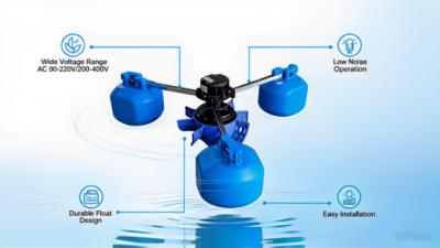 China Reservoir Water Wheel Pond Aerator Variable Frequency for Fish Farming Aeration for sale