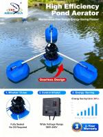 China Paddle Aerator Permanent Magnet Variable Frequency for Fish Pond Shrimp Farming for sale