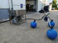 China 360 Degree Wind Power Automatic Feeding Machine Fish Shrimp Pond Aquaculture System for sale