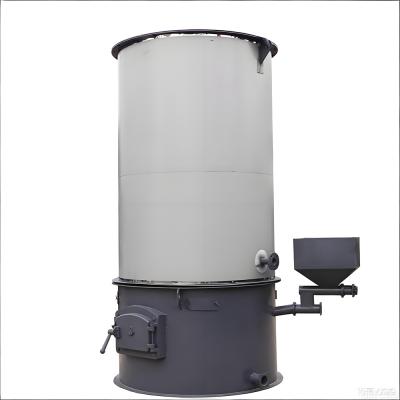 China Fully Automatic 0.5 Ton Biomass Pellet Steam Boiler Vertical With PLC Control System for sale